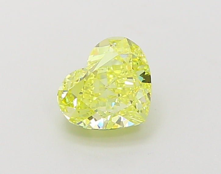1 CT Unique Yellow Heart Cut Lab Grown Diamond For Engagement Ring ...